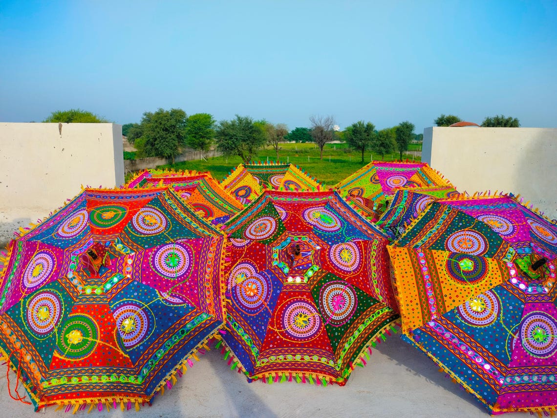 Wholesale Lot Indian Wedding Umbrella for Decorations Traditional ...