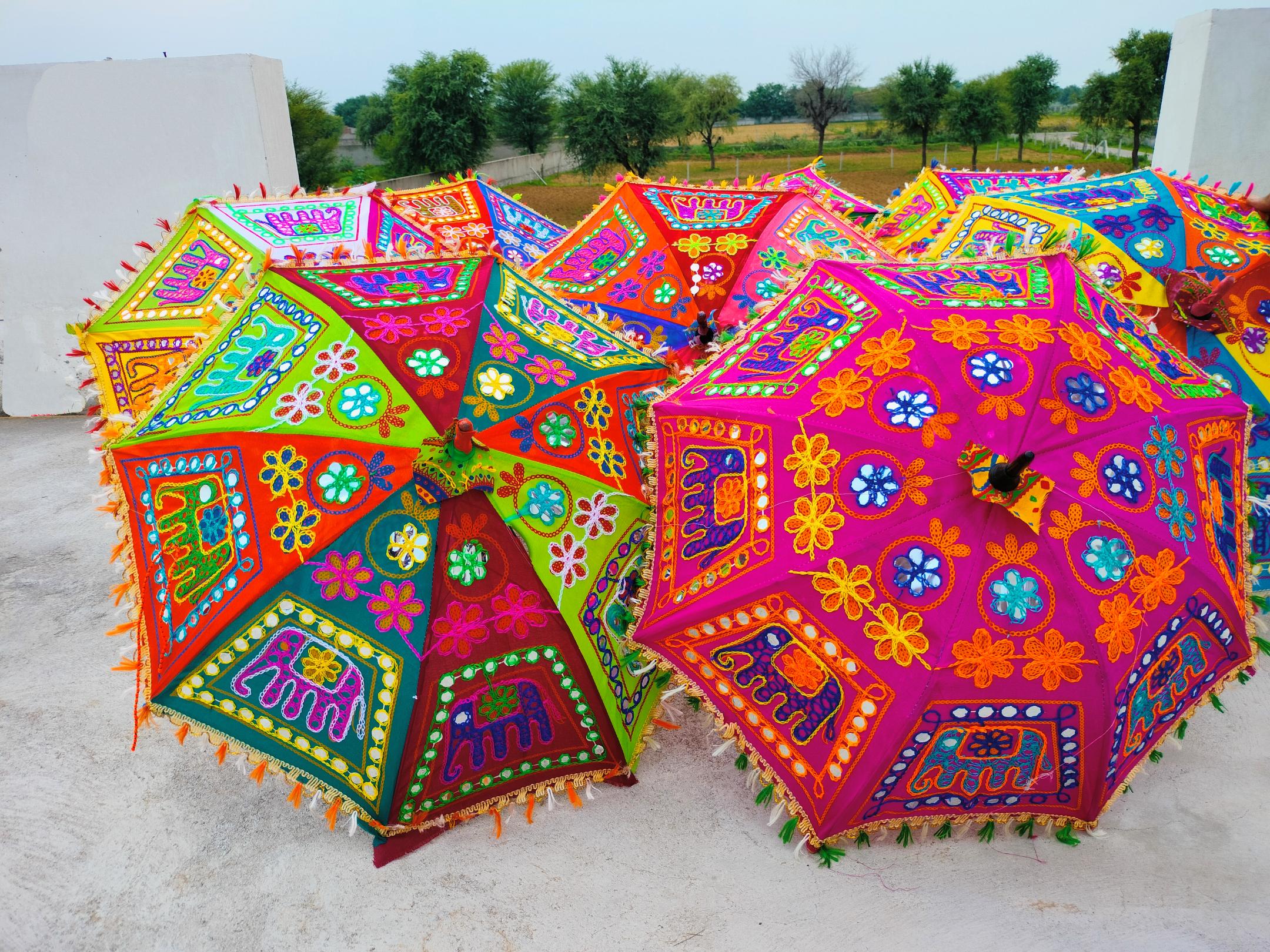 Wholesale Lot Indian Wedding Umbrella for Decorations Traditional ...