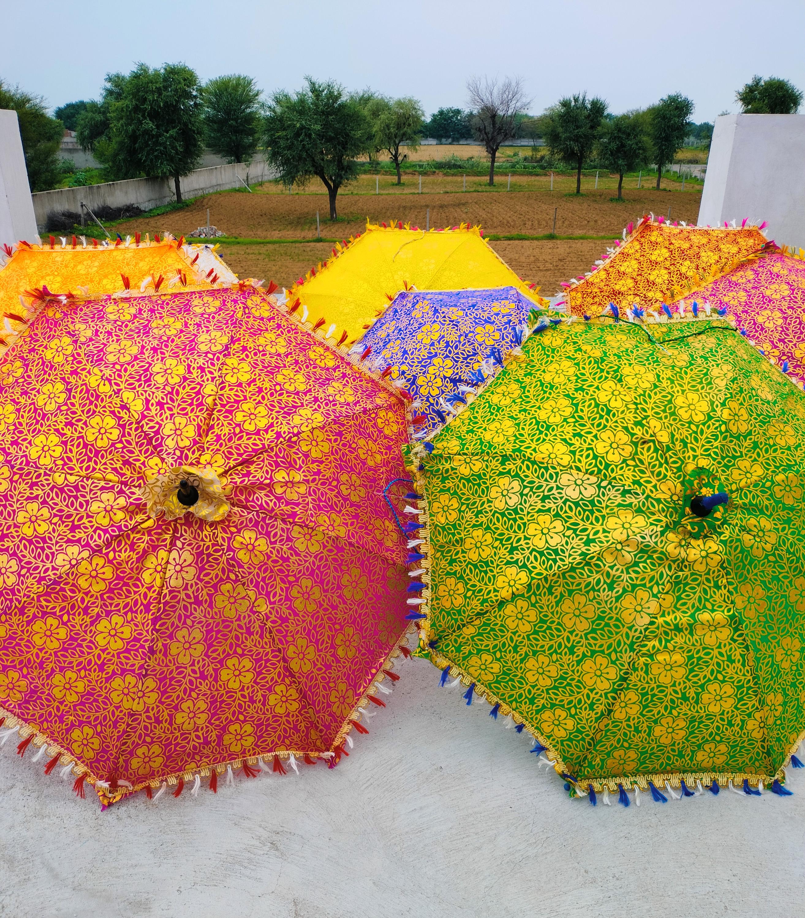 Wholesale Lot Indian Wedding Umbrella for Decorations Traditional ...