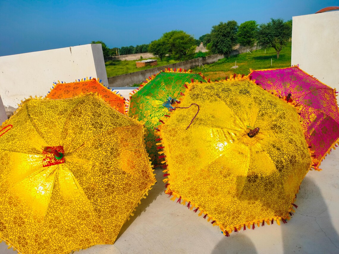 Wholesale Lot Indian Wedding Umbrella for Decorations Traditional ...