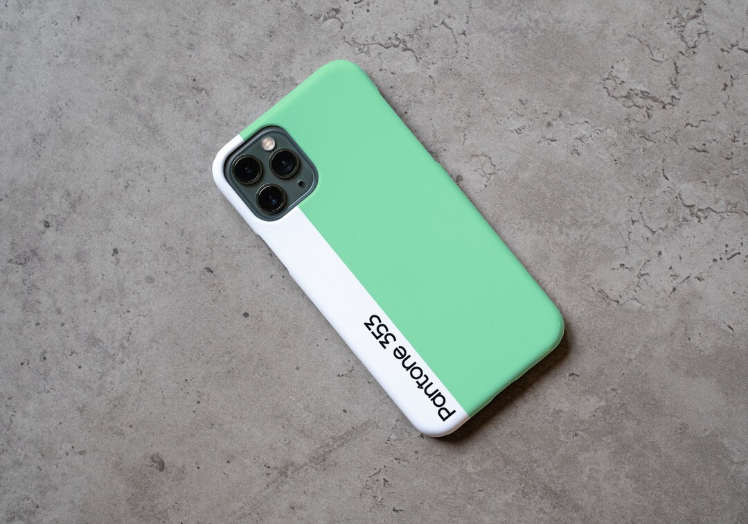 Pantone 353 Mobile Phone Case Slim Case Turquoise Light Green Pastel ...