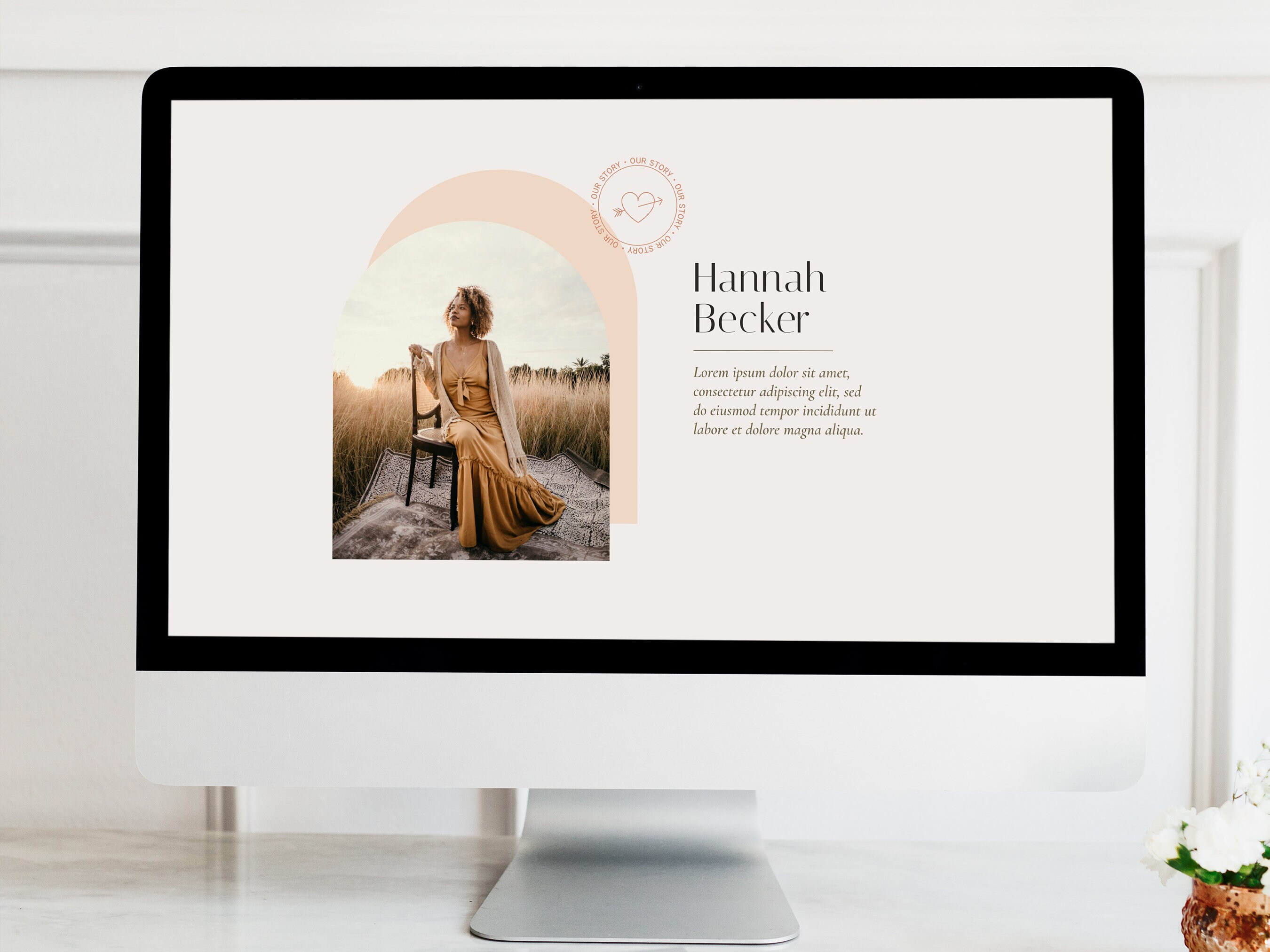 Custom Boho Wedding Website Simple Countdown Clock - Etsy