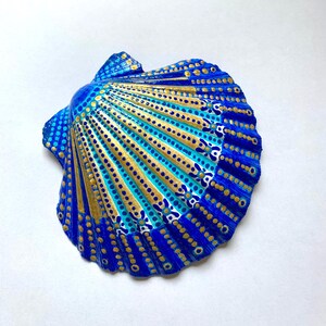 Hand Painted Scallop Shell. - Etsy UK