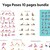 Morning and Evening Yoga Routine 2 Page Bundle, Yoga Poses Printable ...