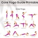 Morning and Evening Yoga Routine 2 Page Bundle, Yoga Poses Printable ...