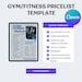 Fitness Pricelist Canva Template, Editable Gym E-flyer (digital) - Etsy