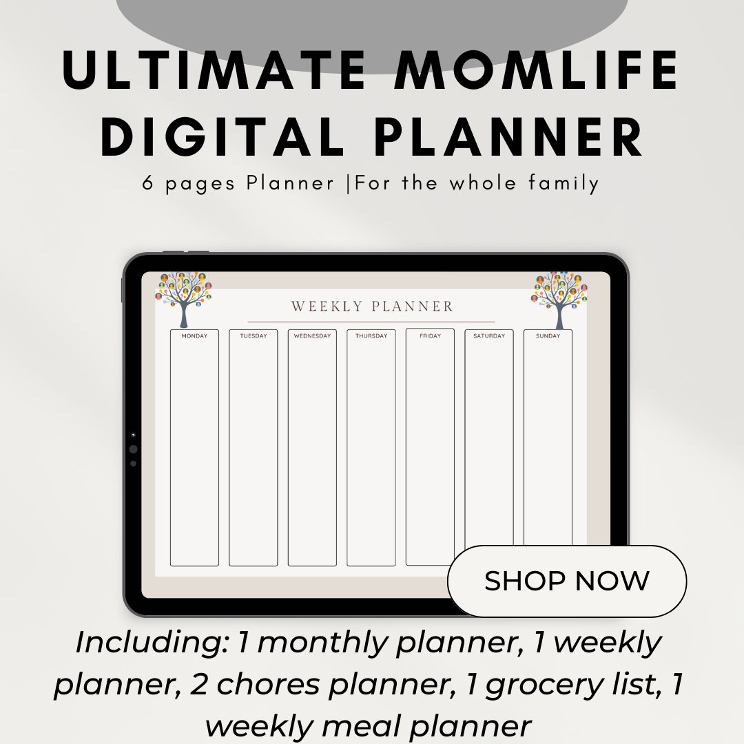 Ultimate Family With Kids Planner Bundle,momlife Planner 6 Pages ...