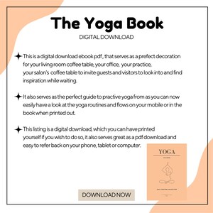 Yoga Routine Collection Book, Yoga Poses Illustrations Coffee Table ...