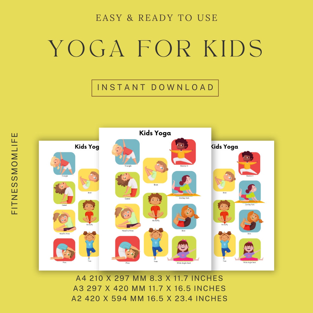 Yoga Poses For Kids Chart