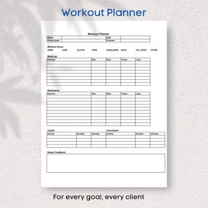 Personal Trainer Fitness Coaching Client Intake Documents Bundle ...
