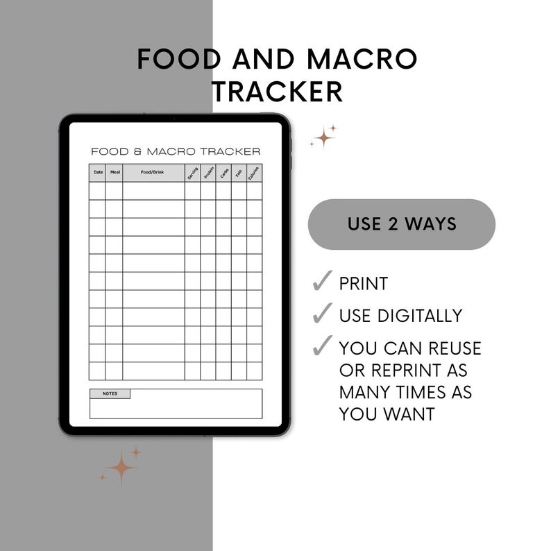 Food and Macro Tracker,calorie Planner for Weightloss Muscle Gain ...