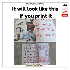 Yoga Routine Collection Book, Yoga Poses Illustrations Coffee Table ...