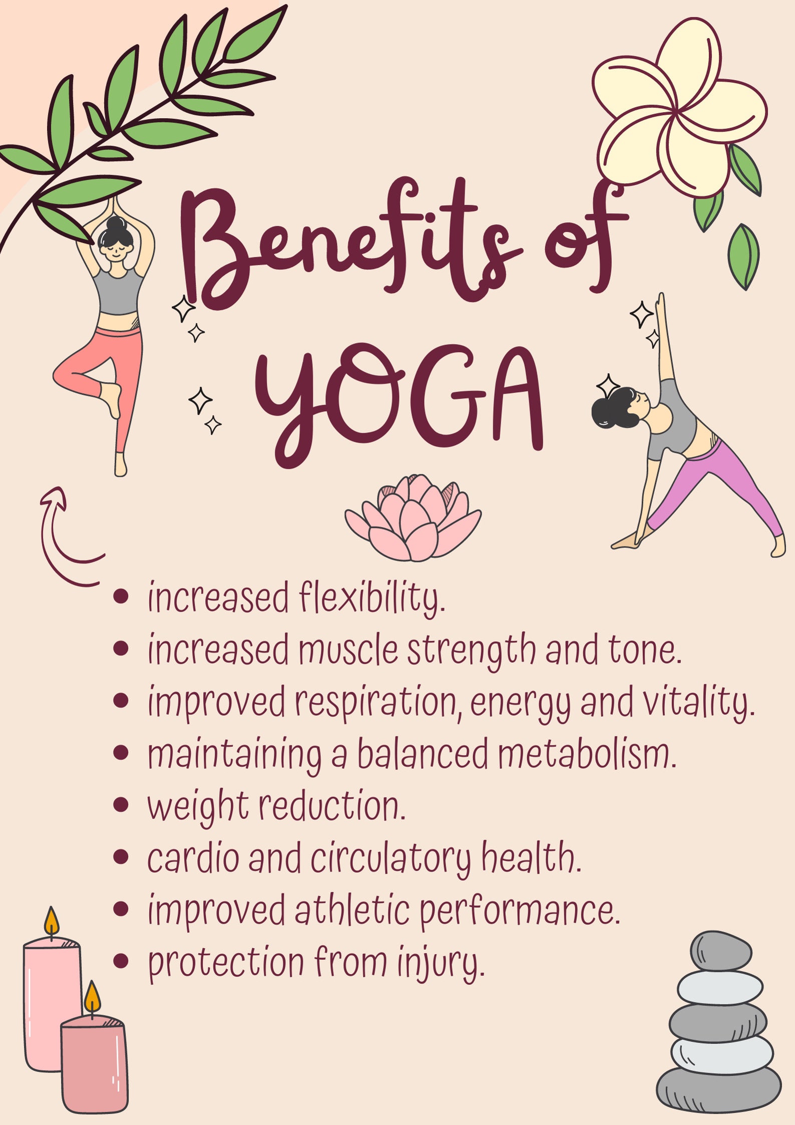 Morning and Evening Yoga Routine 2 Page Bundle, Yoga Poses Printable ...