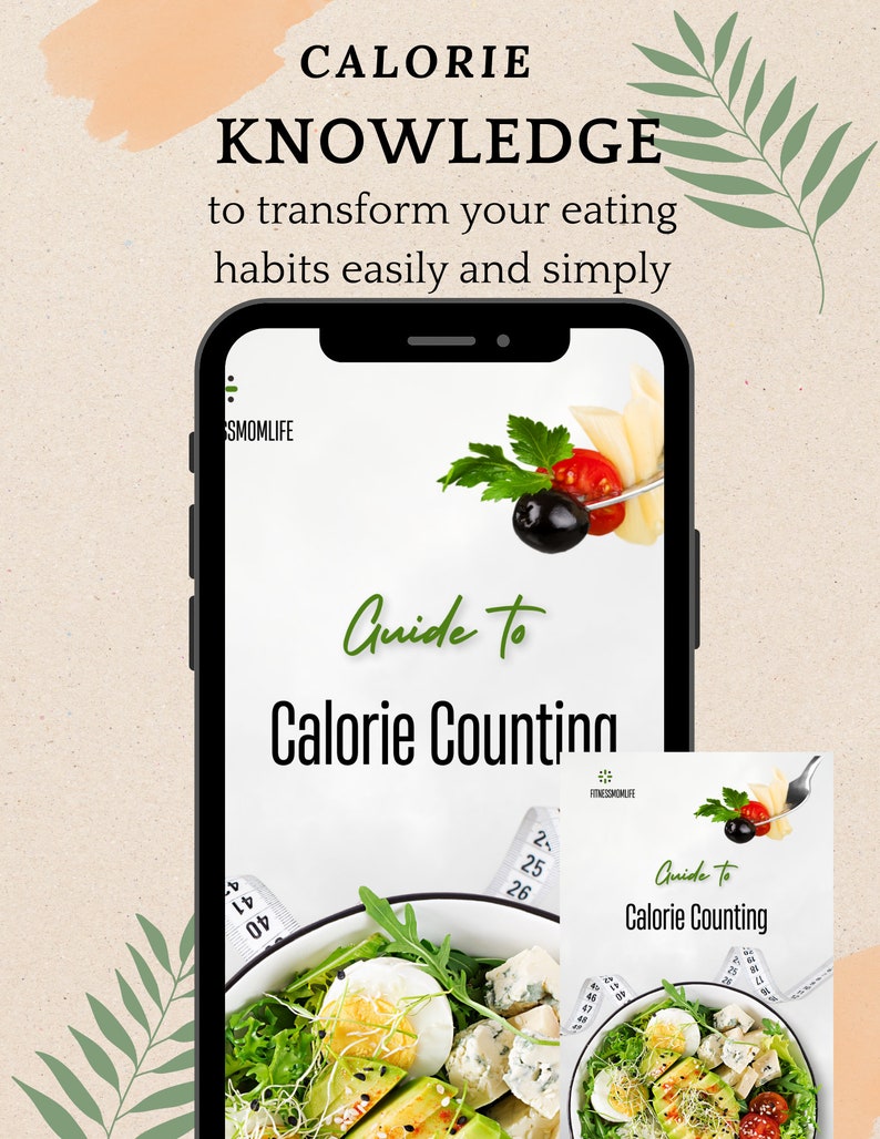 Calorie Counting Guide, Food Calorie Content Sheet, Macro Tracker ...