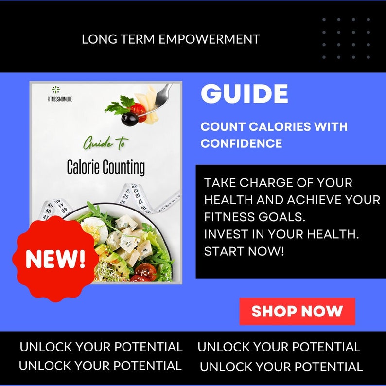 Calorie Counting Guide, Food Calorie Content Sheet, Macro Tracker ...