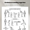 Morning and Evening Yoga Routine 2 Page Bundle, Yoga Poses Printable ...