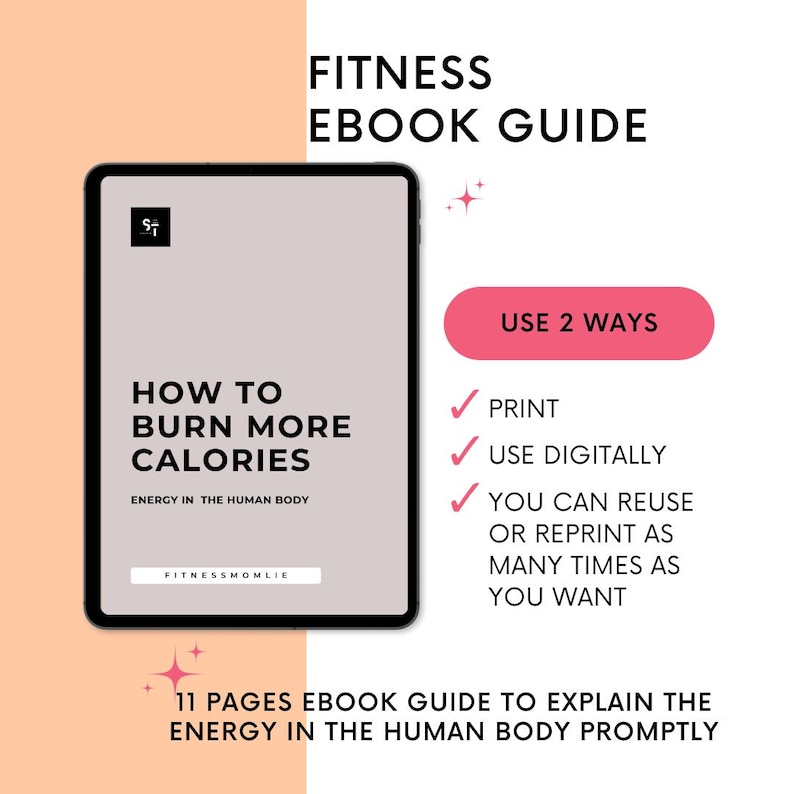 How Do We Burn Calories Guide Book, Calorie Burn Guide, Total Daily ...