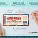 Yes Day Ticket, Kids Best Day Ever Souvenir, Yes Day Gift Certificate ...