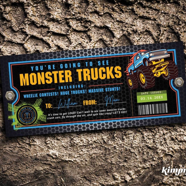 Monster Jam - Etsy