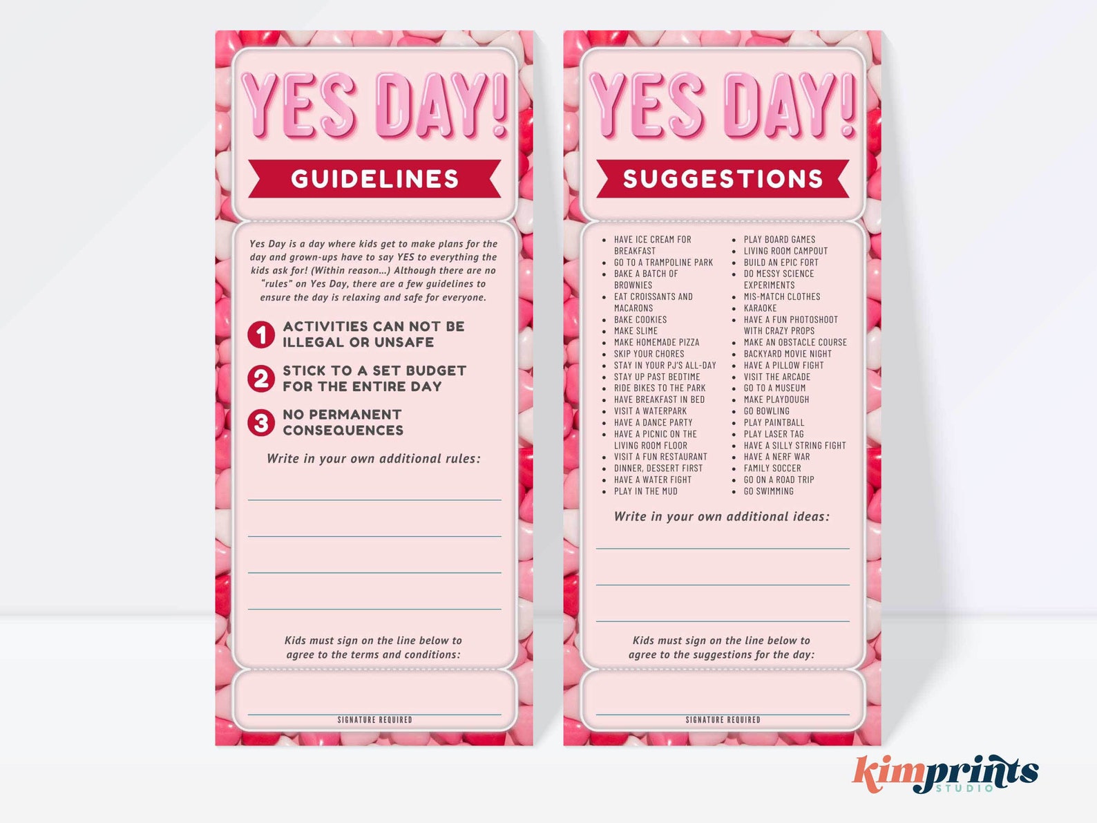 Yes Day Rules & Ideas, Kids Best Day Ever Suggestions, Yes Day ...