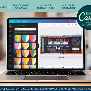 Fun Day Ticket Template, Yes Day Souvenir, Kids Special Experience Gift ...