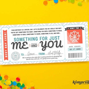 Me & You Fun Day Ticket, Want/need/wear/read Experience Gift ...
