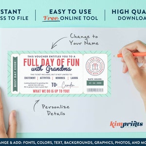 Full Day of Fun Bundle, Kids Best Day Ever Tickets, Fun Day Gift Idea ...