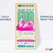 Birthday Ticket to Fun, Kids Best Day Ever Souvenir Voucher, Yes Day ...