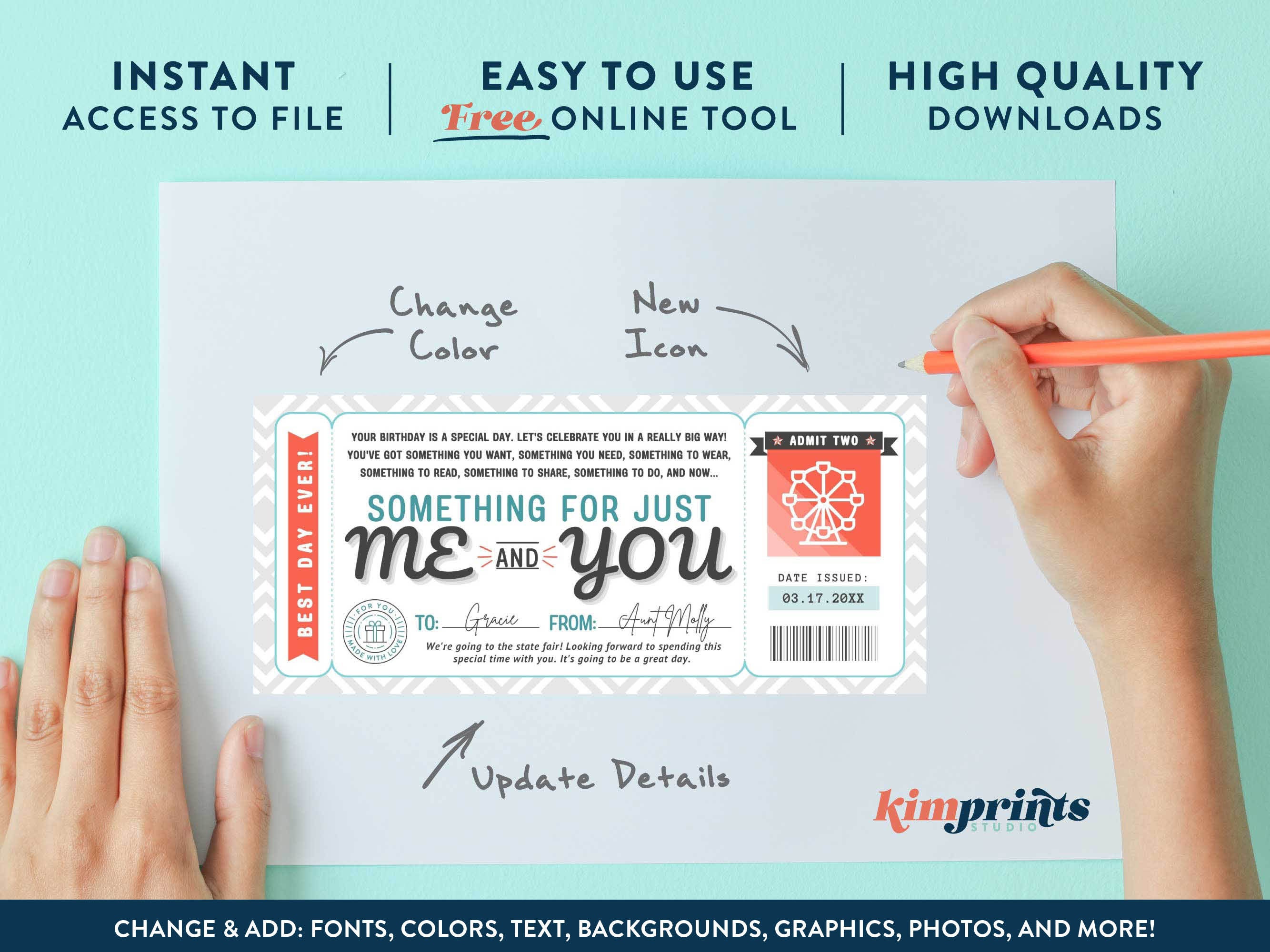 Me & You Fun Day Ticket, Want/need/wear/read Experience Gift ...