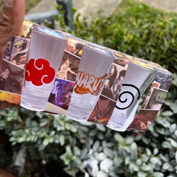 Custom Anime Shot Glasses - Etsy