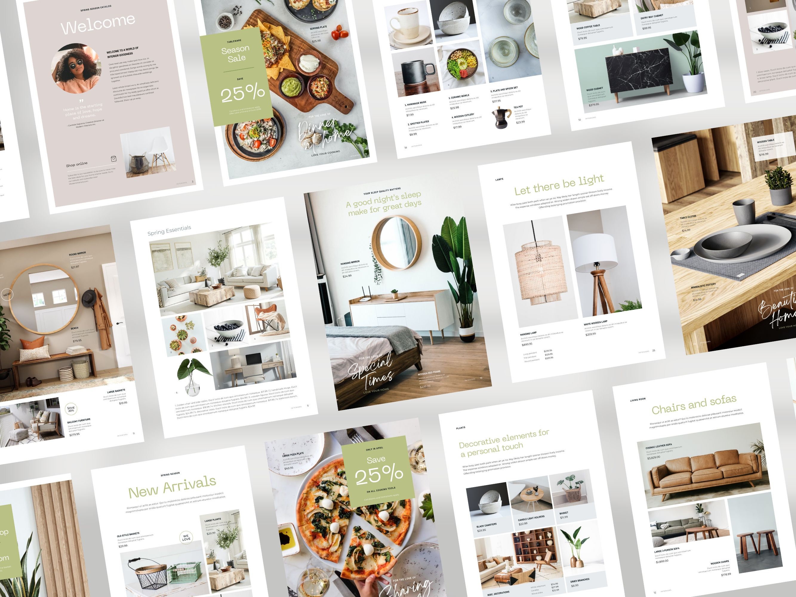 Product Catalog Template for Canva | Digital Catalogue | Lookbook ...