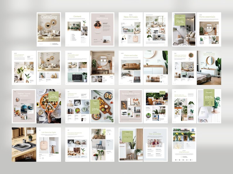 Product Catalog Template for Canva | Digital Catalogue | Lookbook ...