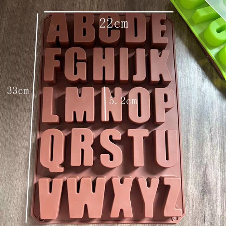 LETTERS MOLD Alphabet Silicone Fondant Mold Cake Decoration - Etsy
