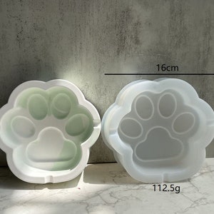 Cute Cat Paw Concrete Mold-paw Candle Holder Mold-ashtray Silicone Mold ...