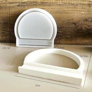 Hollow Half Circle Silicone Mold ,18cm Hanging Decor Mold,christmas ...