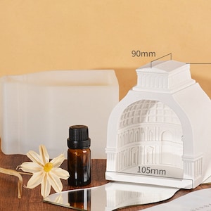 Roman Palace Silicone Mold ,DIY Solid Plaster Aromatherapy Creative ...