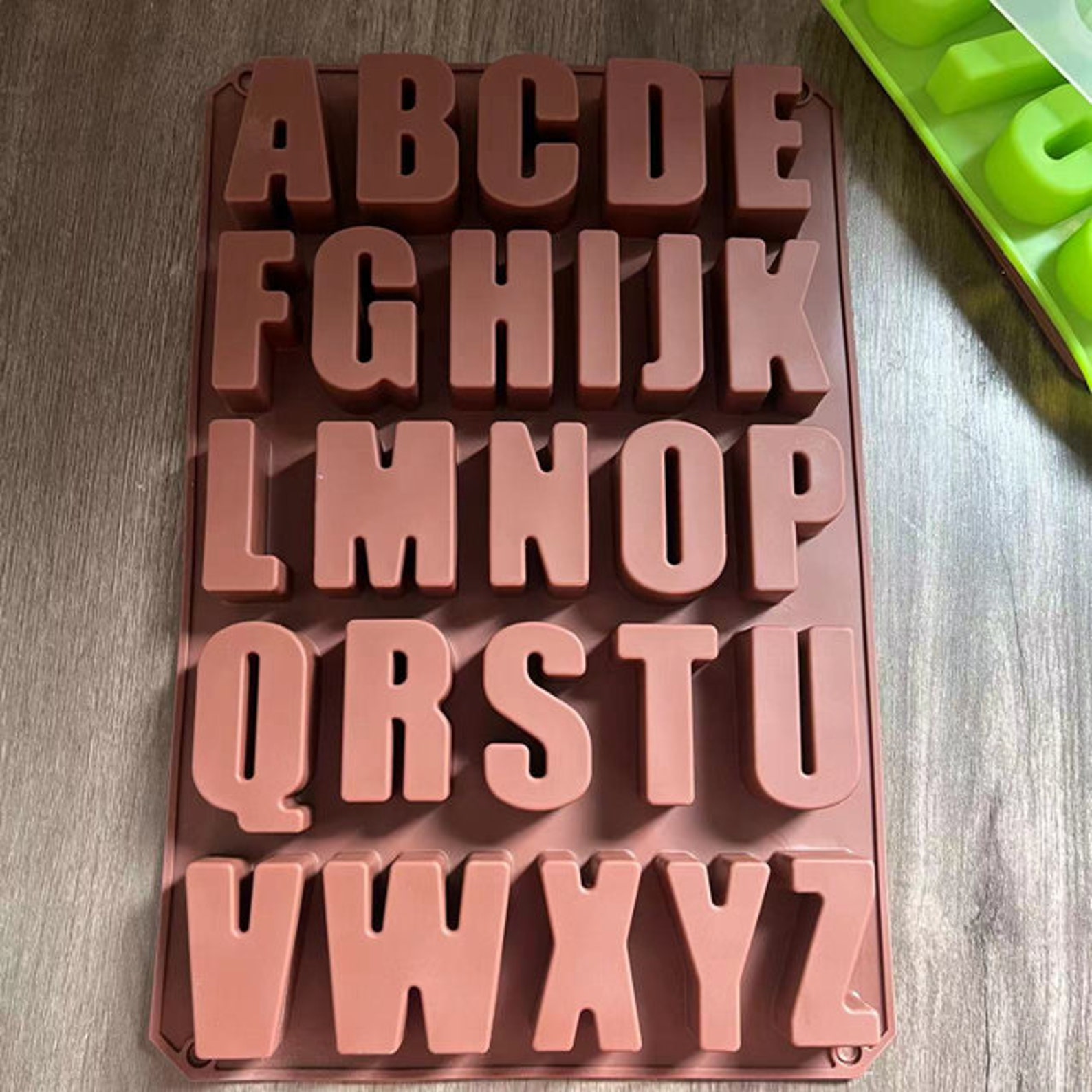 LETTERS MOLD Alphabet Silicone Fondant Mold Cake Decoration - Etsy