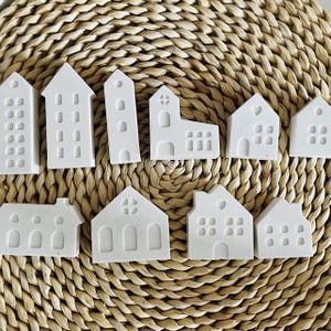 Small House Mold，mini Houses Silicone Molds Set,village House,light ...