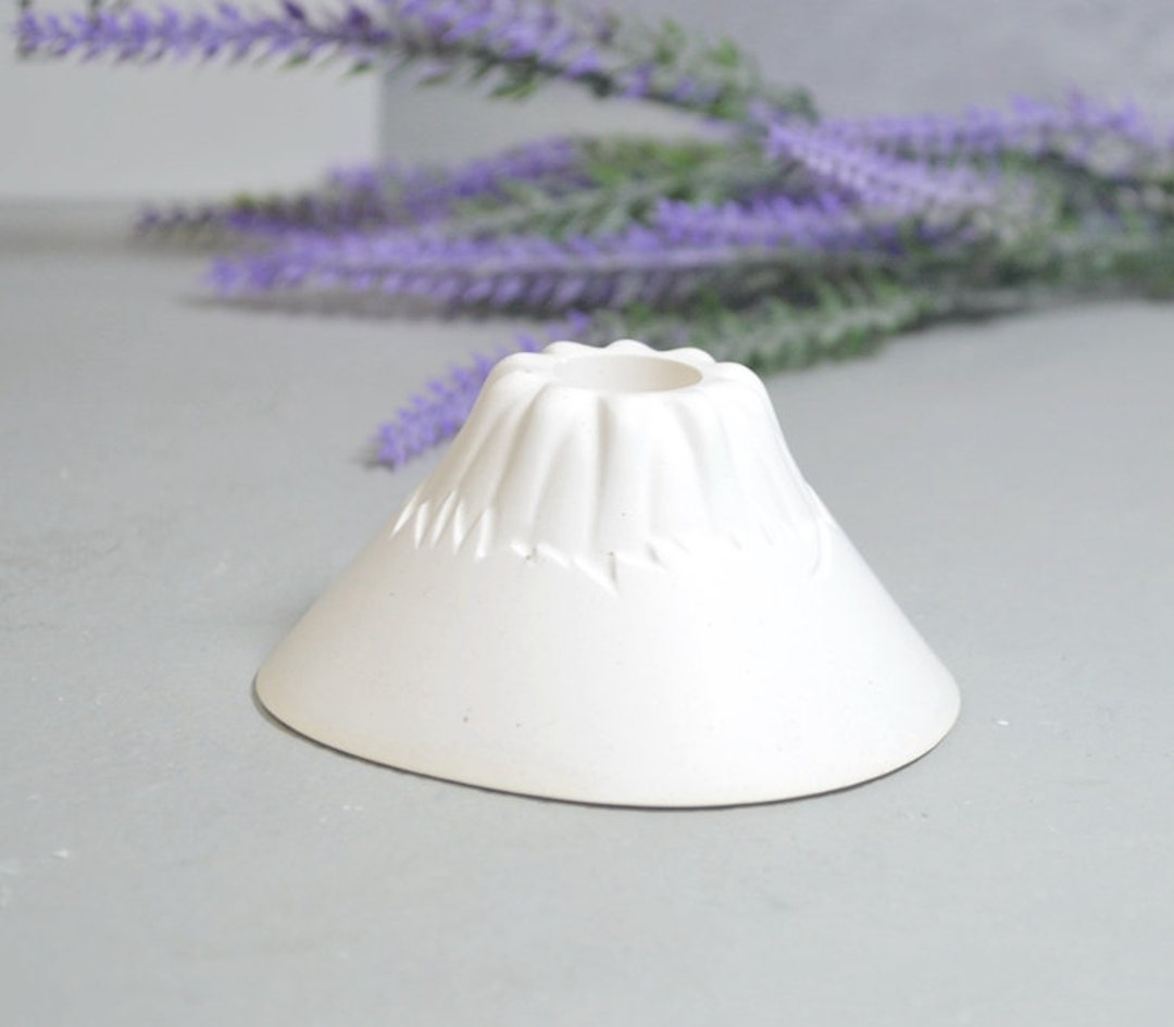 Creativity Volcano Candlestick Silicone Mold DIY Vase Making Plaster ...