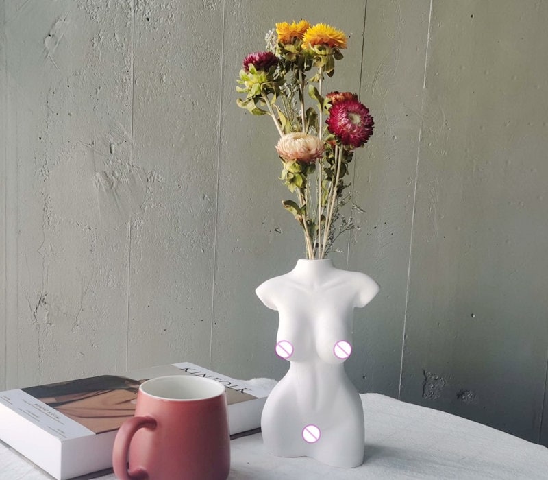 DIY Large Woman Body Vase Silicone Mold female Model Room - Etsy