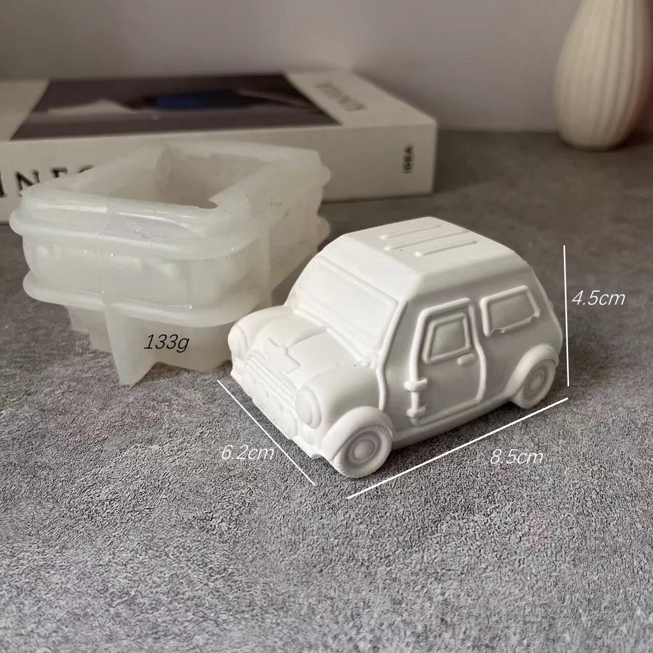 Car Silicone Mold , Cute Car Aroma Gypsum Mold , Car Aroma Mold, Candle ...