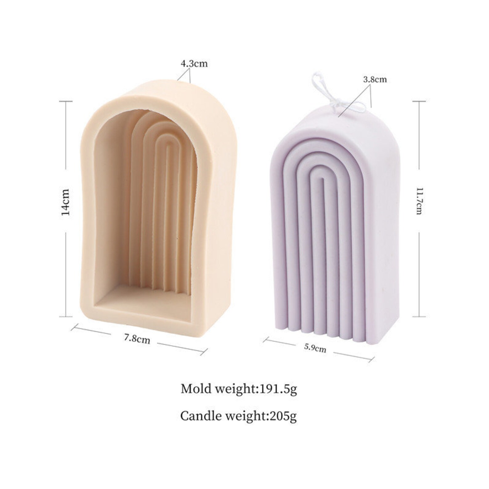 DIY Arch Mold-arch Candle Mold-rainbow Candle Arch Candle - Etsy