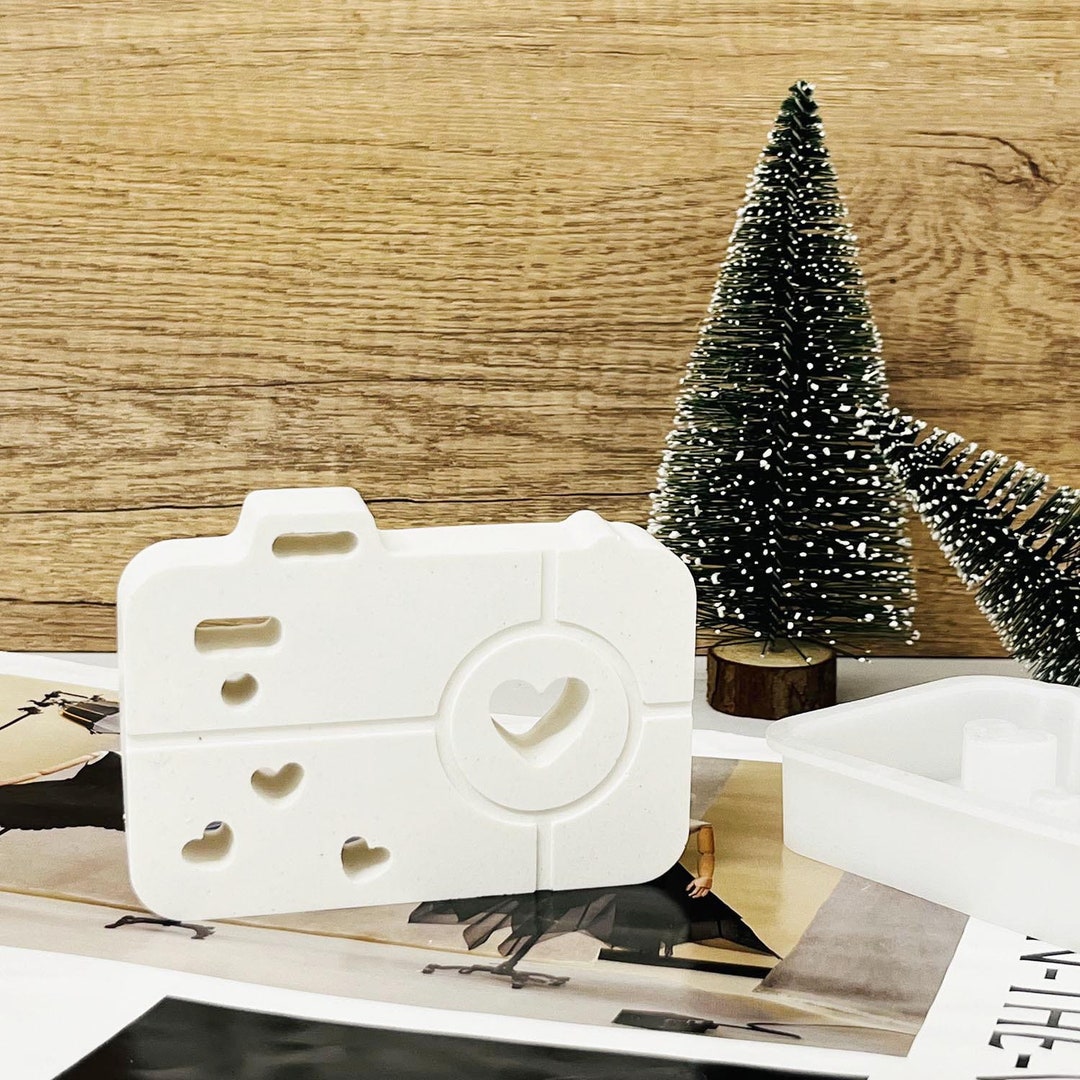 SLR Camera Silicne Mold,camera With Heart,casting Mold Standing Camera ...