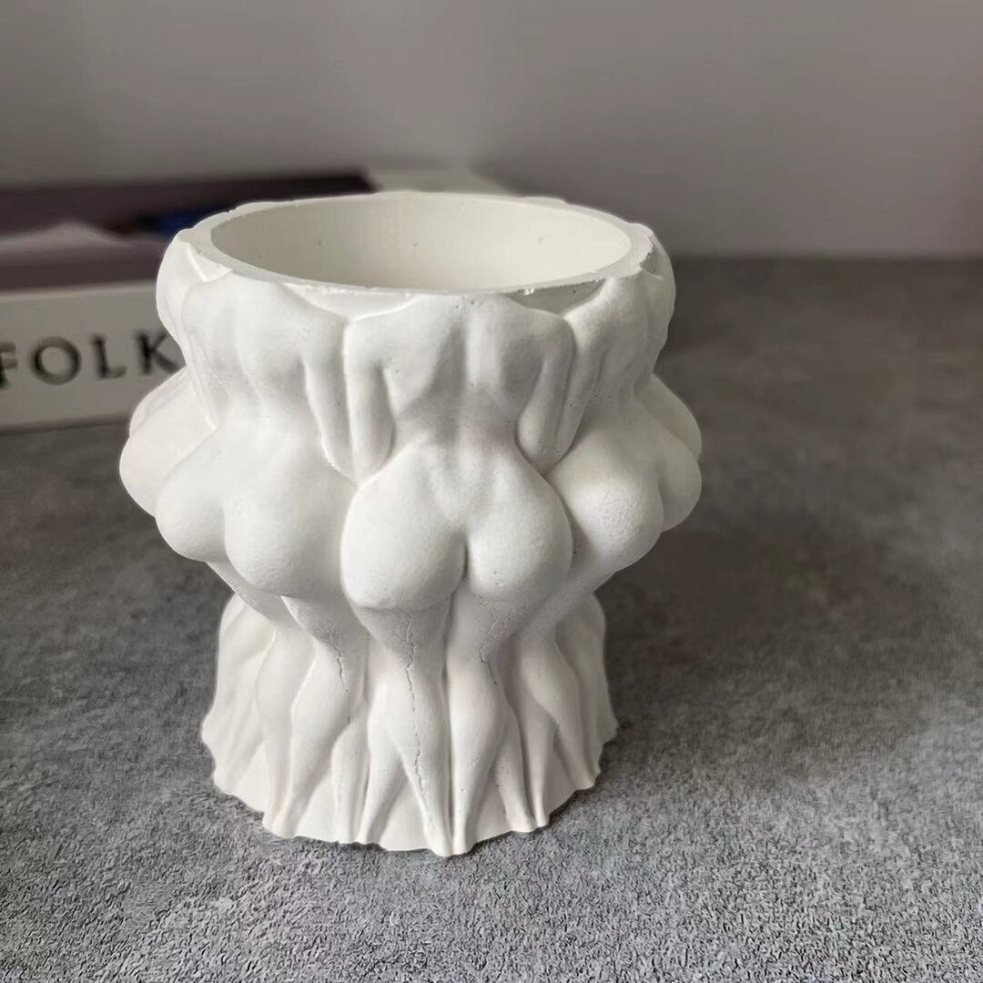 Secy Lady Pot Mold,ass Pot, Female Model ,room Decoration Resin Molds ...