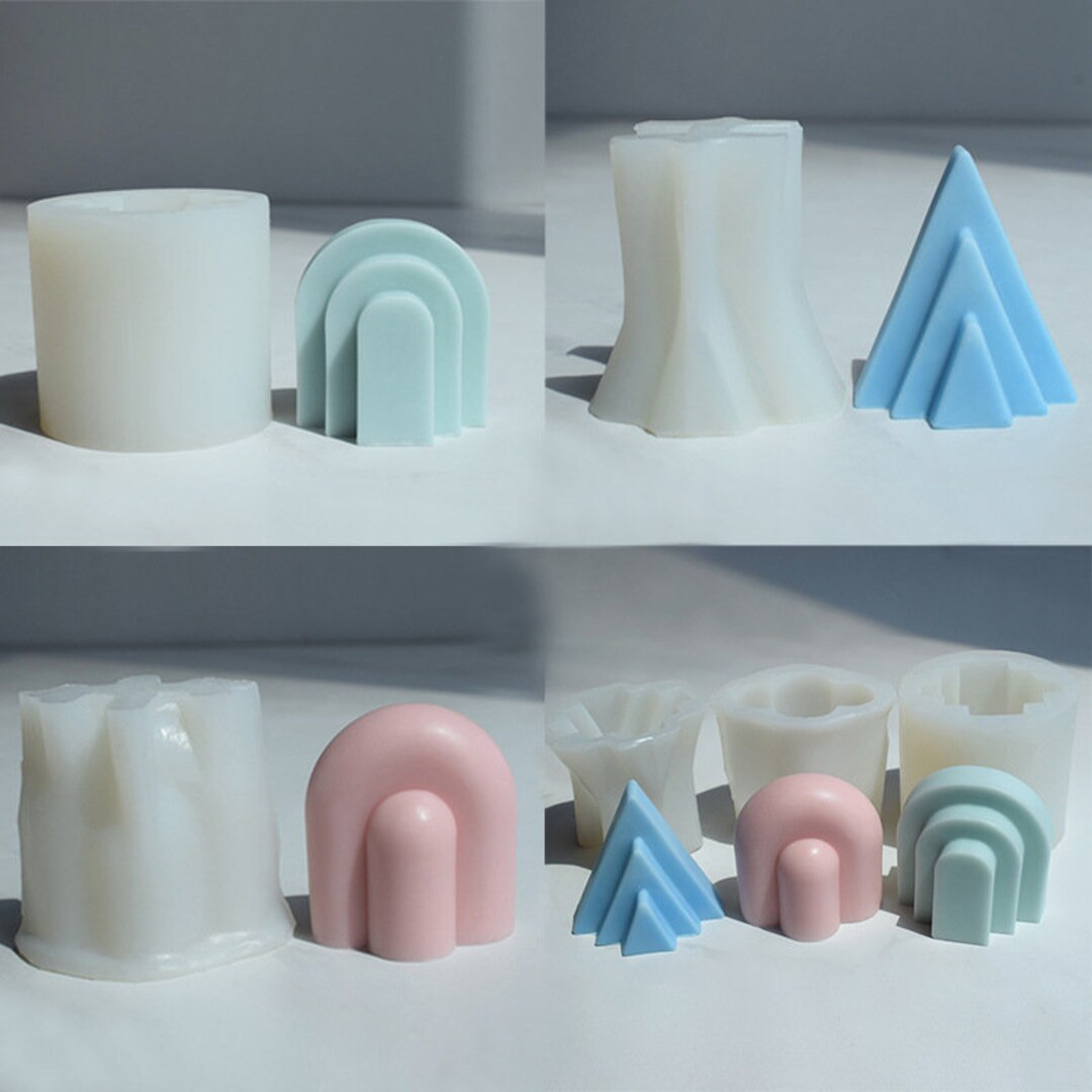DIY Geometric Silicone Mold,3d Candle Mold,silicone Crafts Aromatic ...