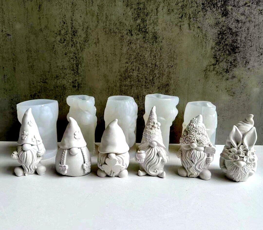 3D Gnome Silicone Mold: DIY Aromatherapy Plaster Mold - Etsy