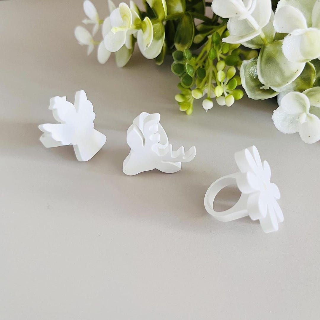 Cute Ring Silicone Mold,circular Ring Resin Mold,flat Ring Mold ...