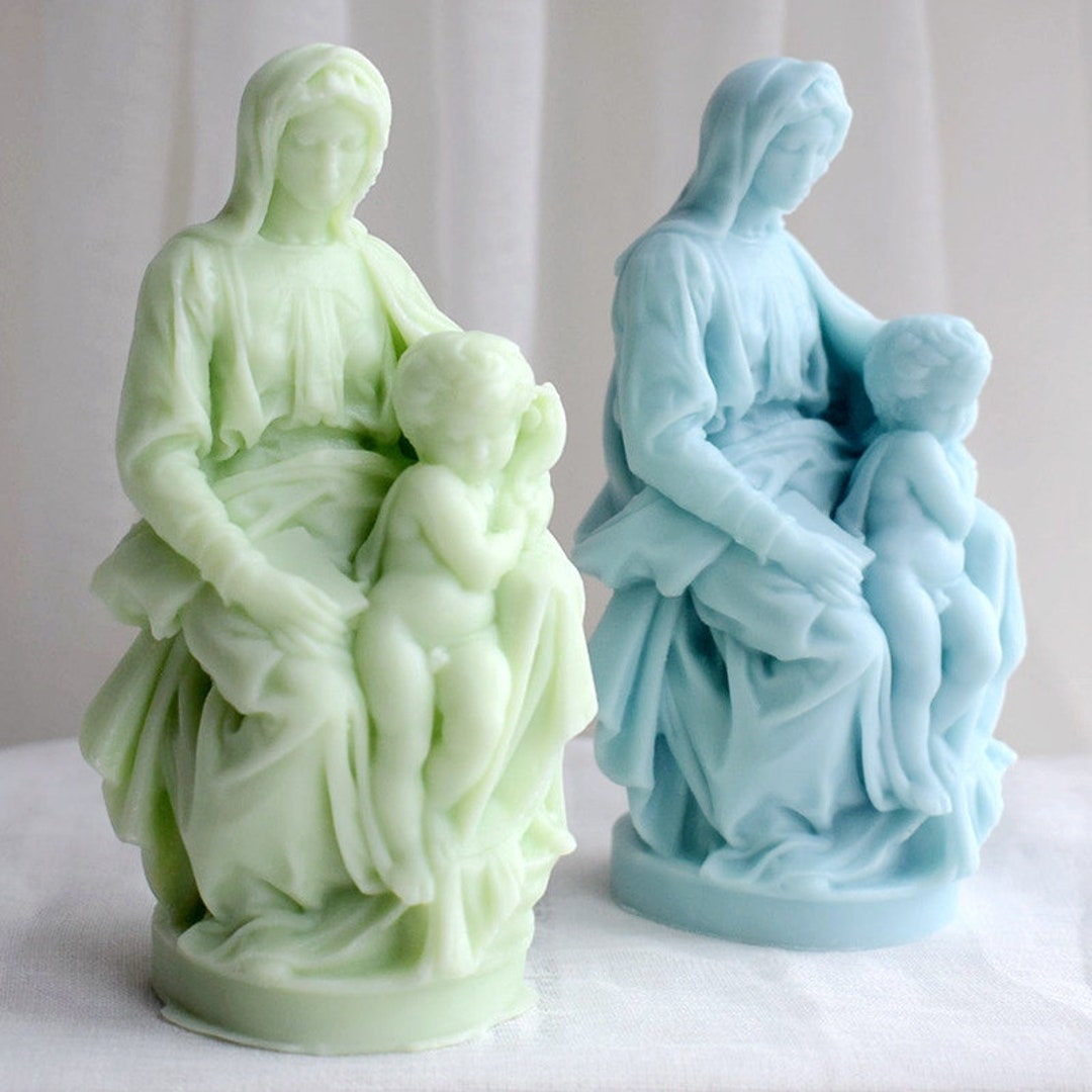 The Virgin Mary Moldhuman Gypsum Decor Mold,aromatherapy Plaster Mold ...