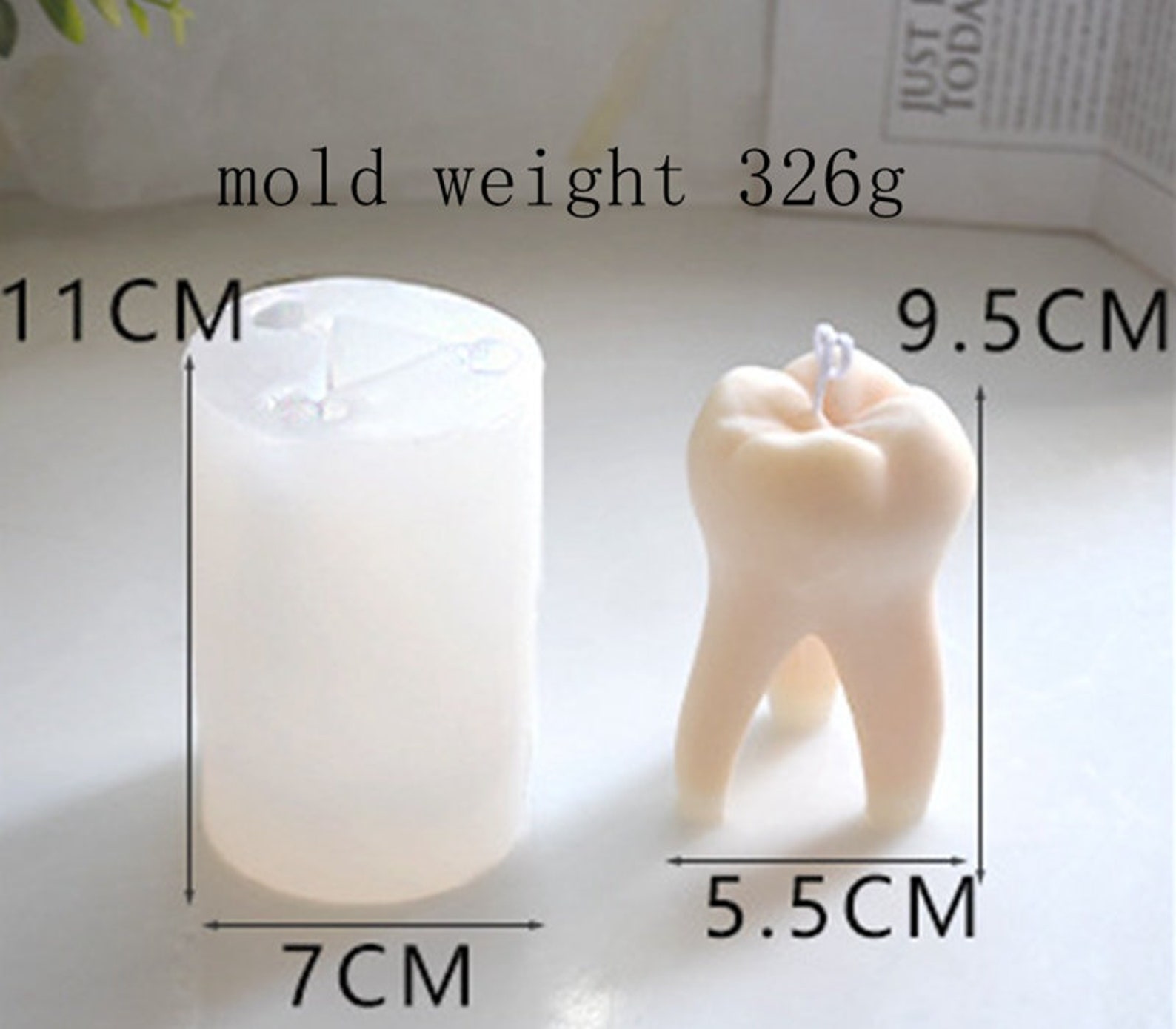 DIY 3D Tooth Candle Mold Tooth Mold Oral Mold Mouth Mold - Etsy