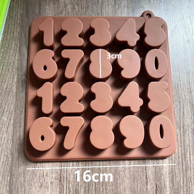 Large Silicone Letter & Number Mold: 10-inch Resin Epoxy DIY - Etsy